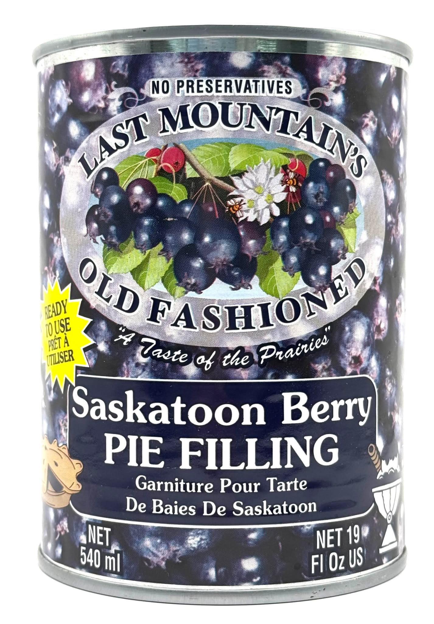 Saskatoon Pie Filling - Last Mountain Berry Farms